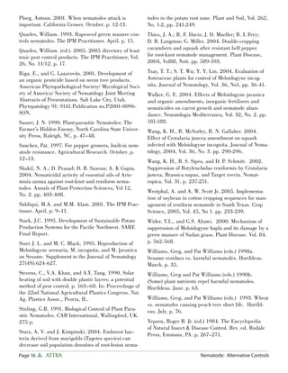 Nematodes: Alternative Controls | PDF