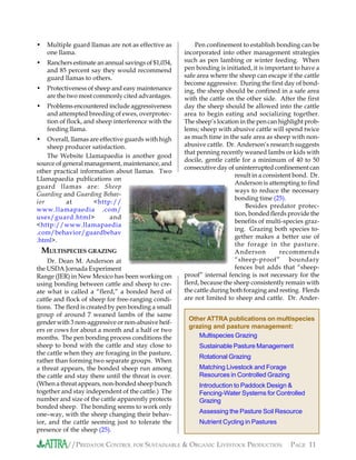 Predator Control for Sustainable & Organic Livestock Production | PDF