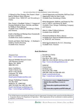 Ratite Production: Ostrich, Emu & Rhea | PDF