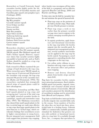 Cucumber Beetles: Organic and Biorational Integrated Pest Management | PDF