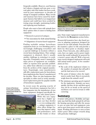 Draft Animal Power for Farming | PDF