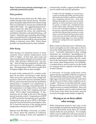 Food Dehydration Options | PDF