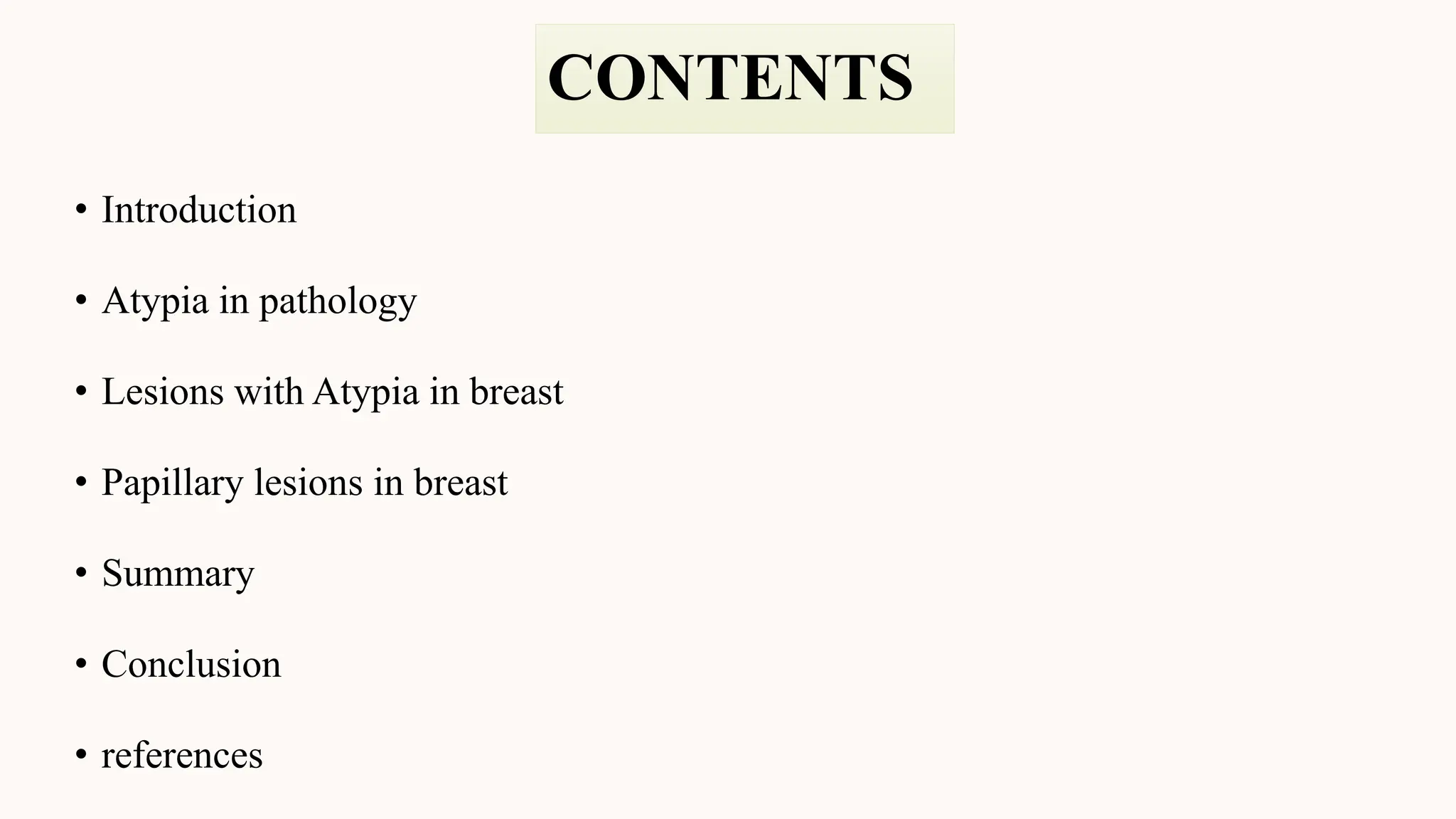 Dealing with ATYPIA and papillary lesions in IN BREAST | PPTX