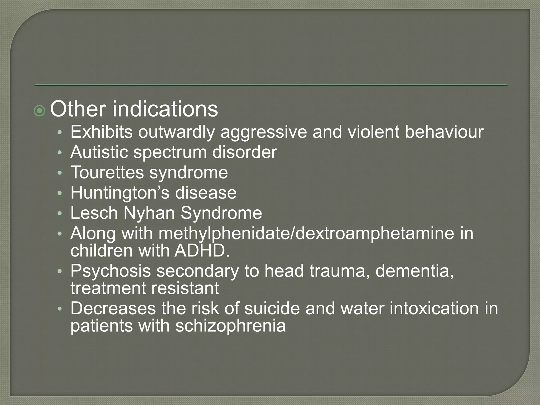 Atypical antipsychotics | PPTX