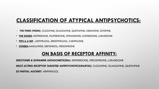 ATYPICAL ANTIPSYCHOtics and side effects .pptx