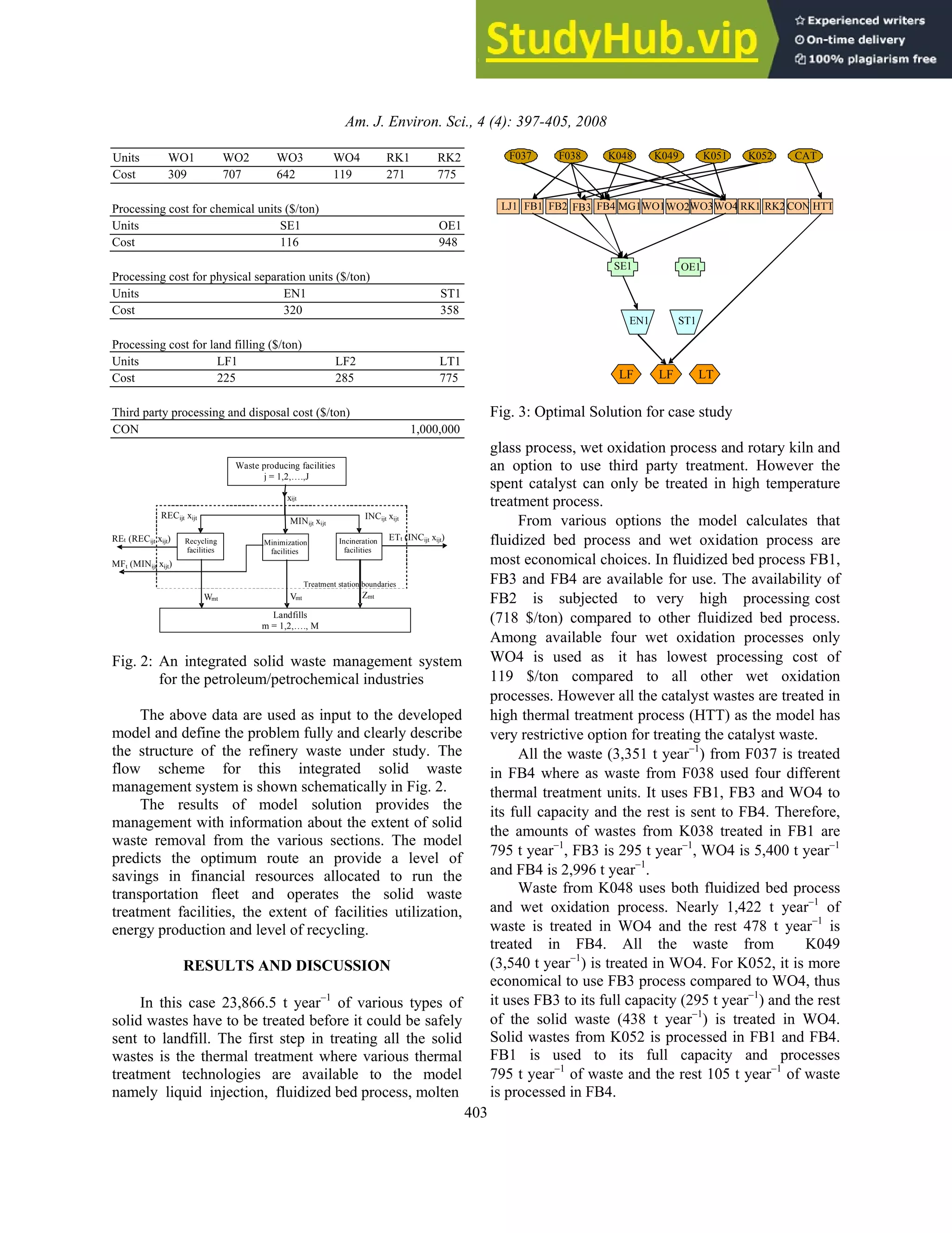 A Typical Case Study Solid Waste Management In Petroleum Refineries | PDF