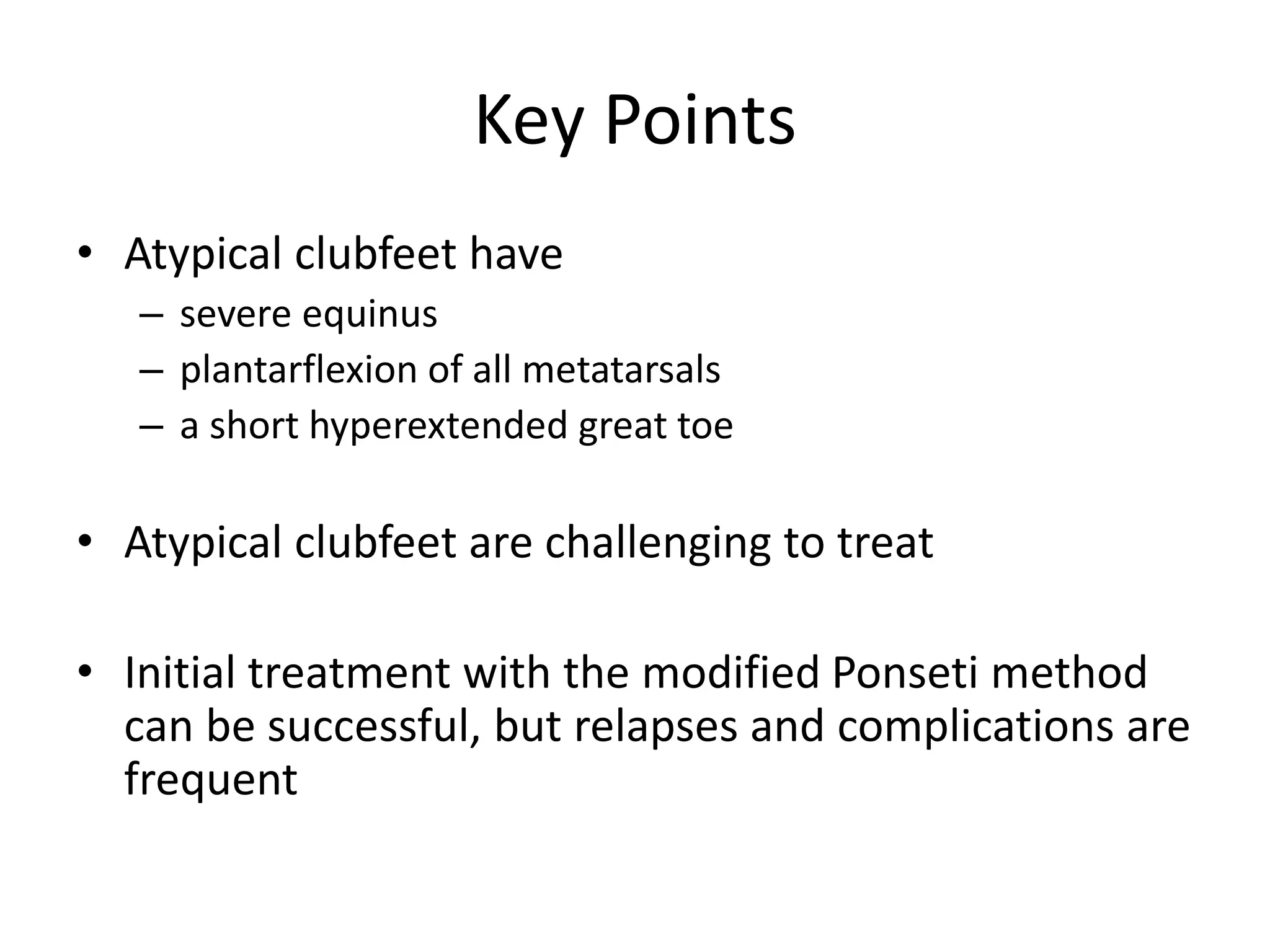 Atypical clubfoot, complex ctev, dx.pptx