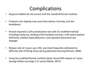 Atypical clubfoot, complex ctev, dx.pptx