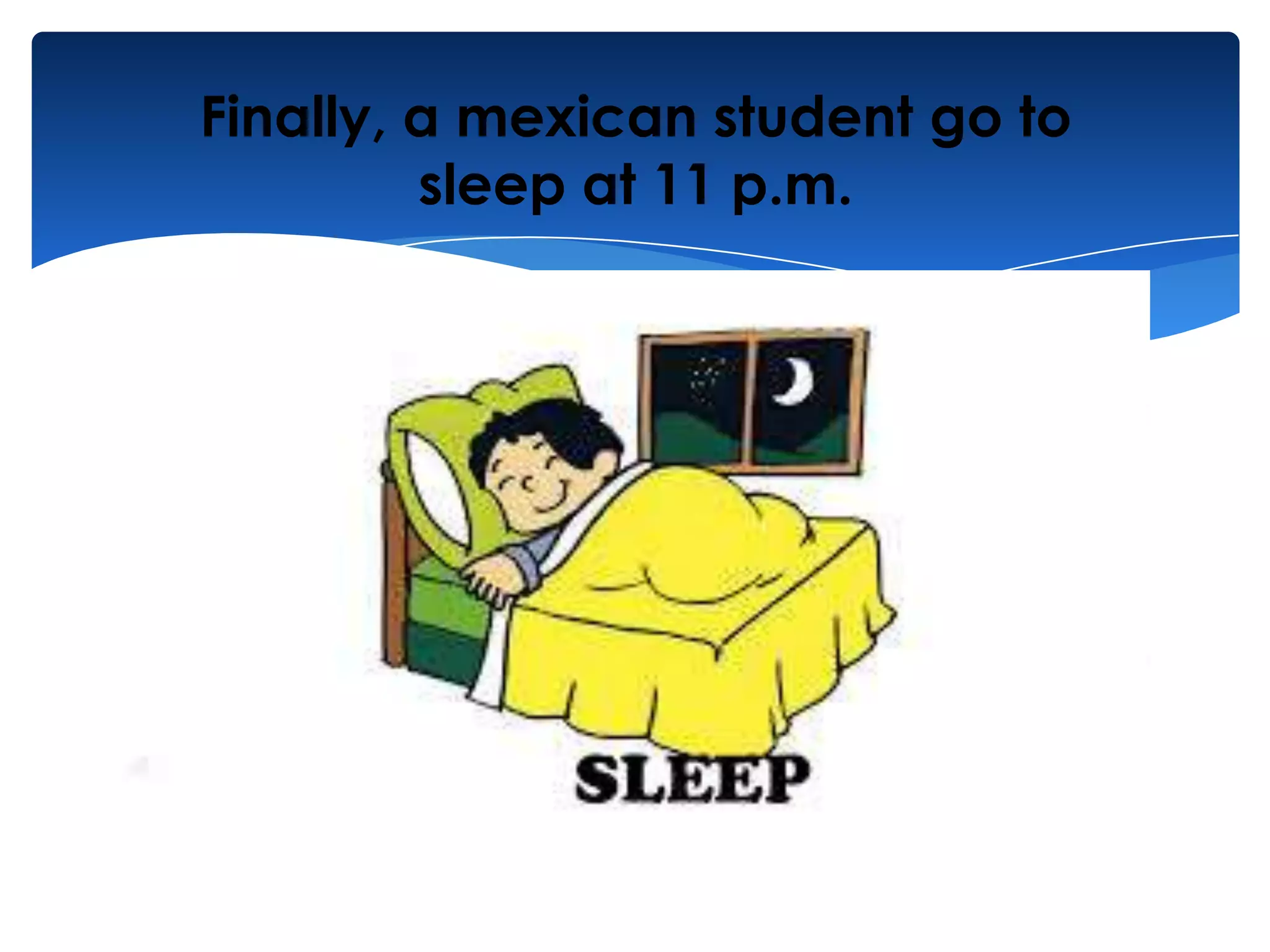 A typical day in a mexican student | PPTX