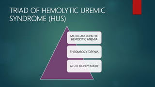 Atypical Hemolytic Uremic Syndrome | PPTX
