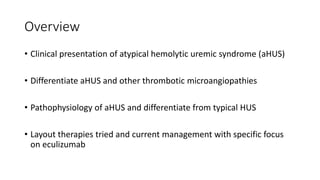 Atypical hus | PPTX