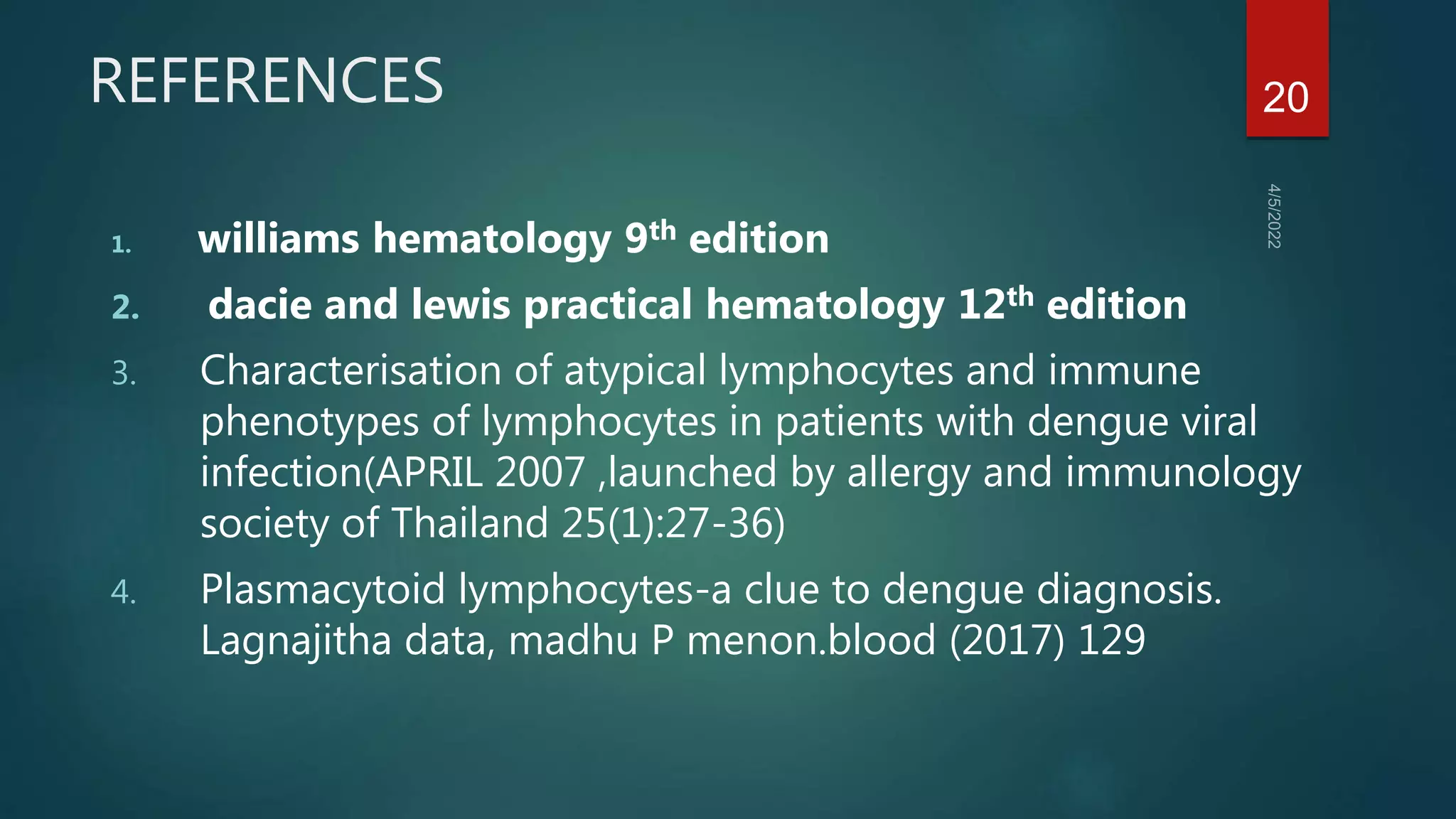 Atypical lymphocytes | PPT