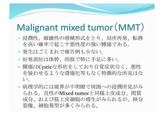 手指に生じたAtypical mixed tumorの一例 | PDF