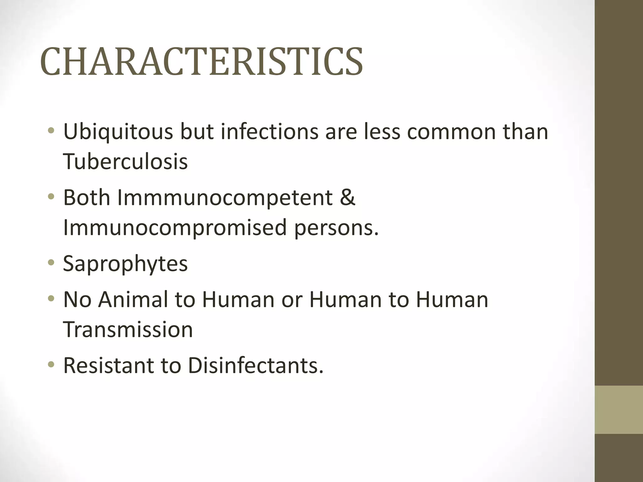 Atypical mycobacterium by dr md abdullah saleem | PPT