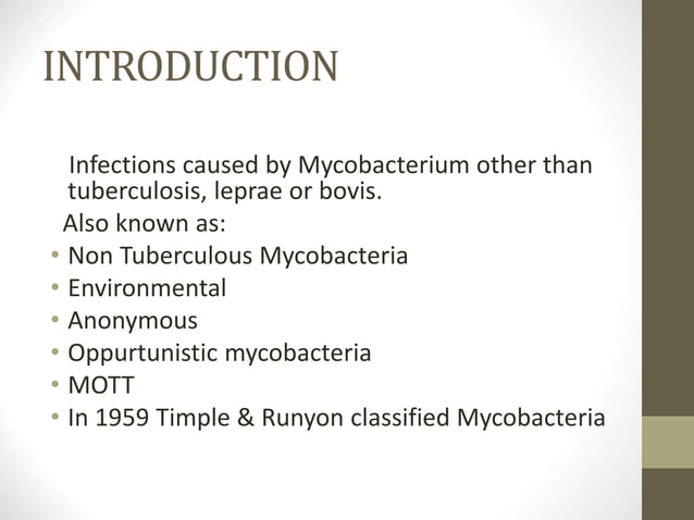 Atypical mycobacterium by dr md abdullah saleem | PPT | Lung and ...