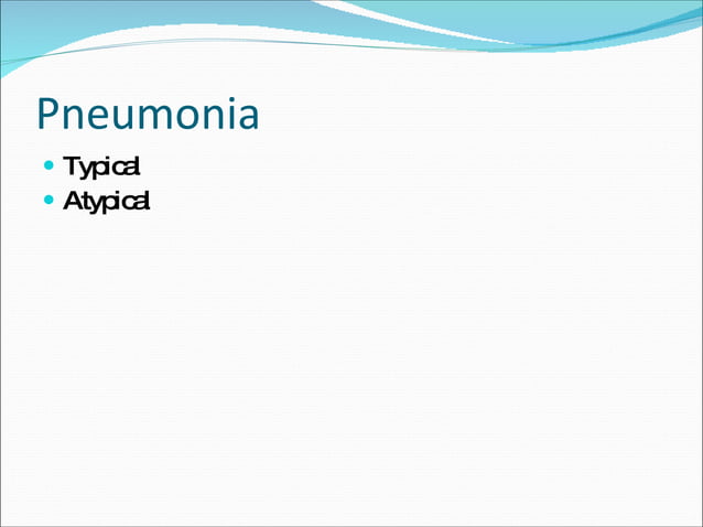 Atypical Pneumonia | PPT