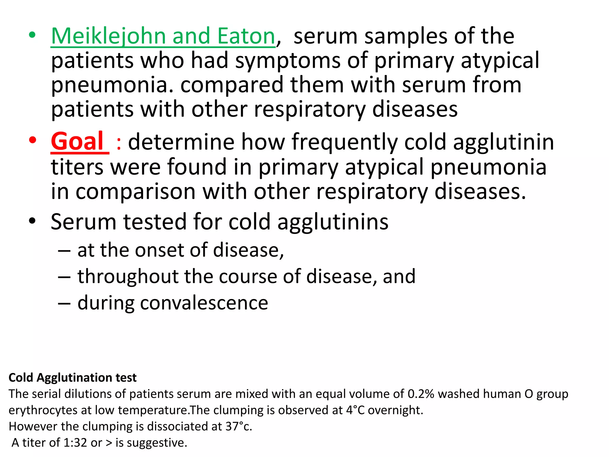 Atypical pneumonia | PPTX