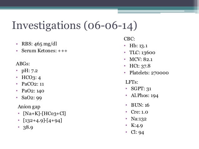 Diabetic Ketoacidosis