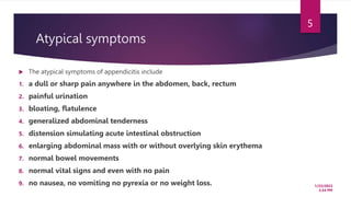 Atypical Presentations of Appendicitis.pptx