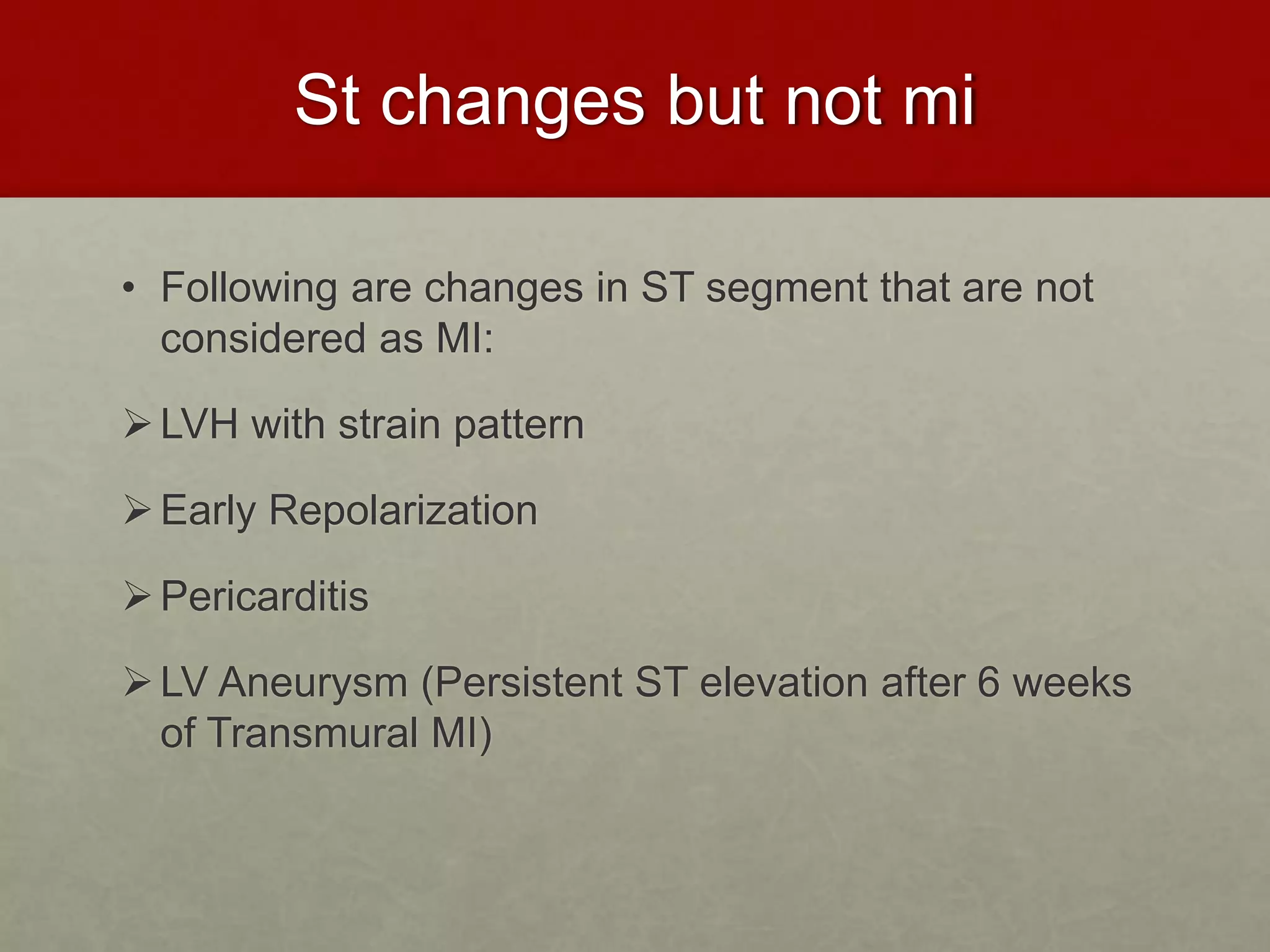Atypical stemi patterns and stemi equivalents | PPTX | Heart and ...