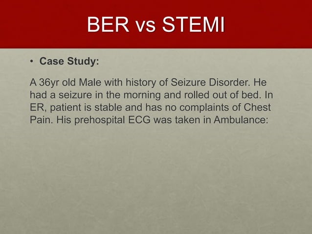 Atypical stemi patterns and stemi equivalents | PPTX | Heart and ...