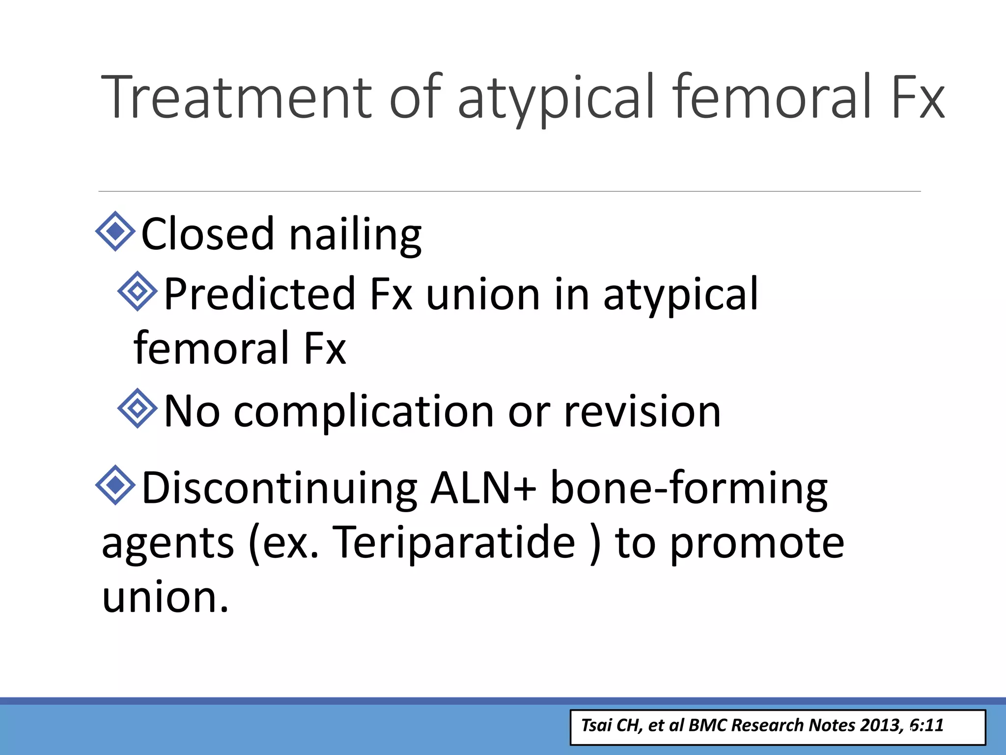 Management of atypical THA periprosthetic fracture | PDF