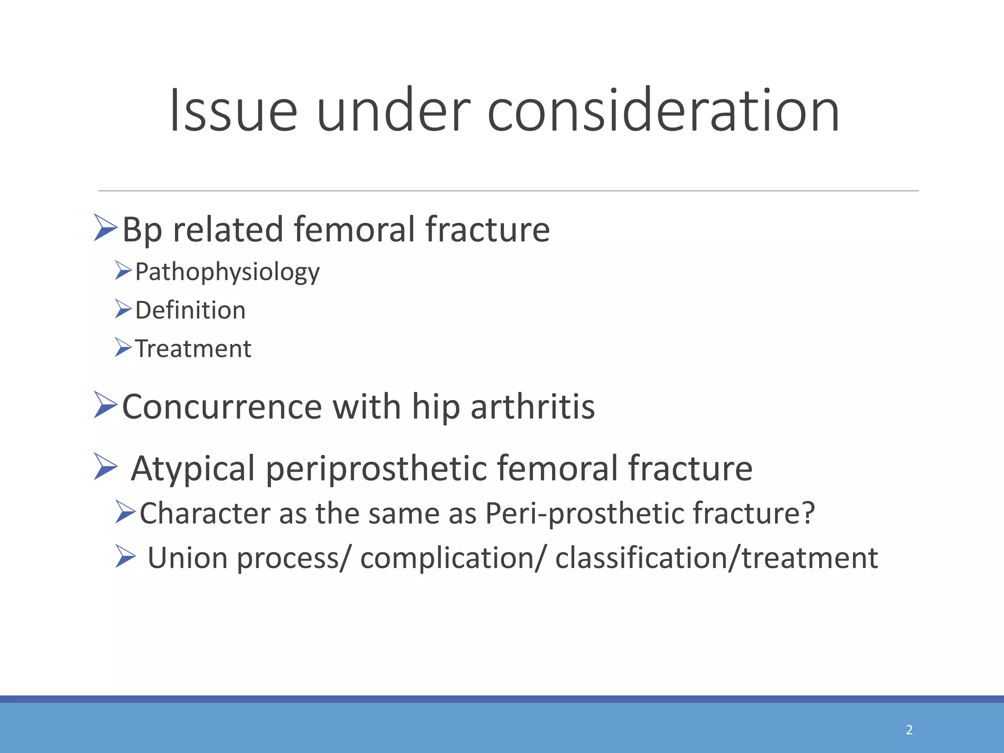 Management of atypical THA periprosthetic fracture | PDF
