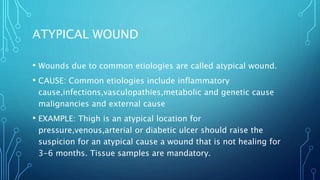 Atypical wounds, complex wounds, wounds in.pptx