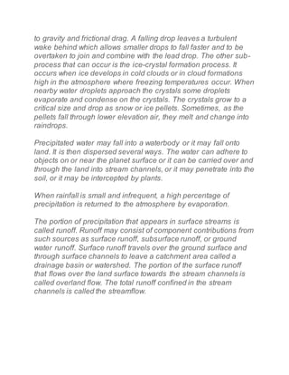 A typicla hydrological report for engineering projects | DOCX