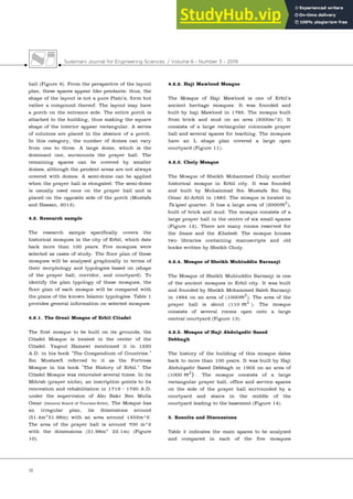 A Typological Study Of The Historical Mosques In Erbil City | PDF ...