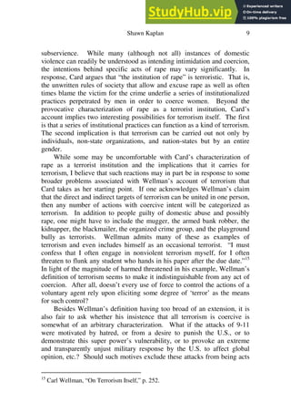 A Typology Of Terrorism | PDF