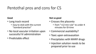 Should we abandon succinylcholine and sodium pentothal in GA Caesarean ...