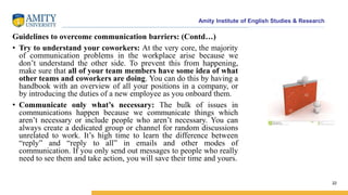 AU-AIESR-BC613-Professional & Business Communication-Module I-Workplace ...