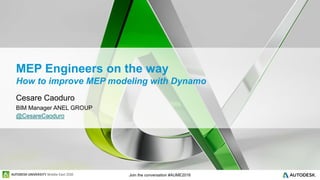 MEP Engineers on the way - How to improve MEP modeling with Dynamo | PPT
