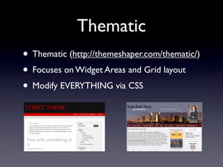 American University WordPress Theming Lecture | PPT