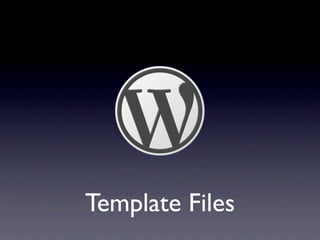 American University WordPress Theming Lecture | PPT