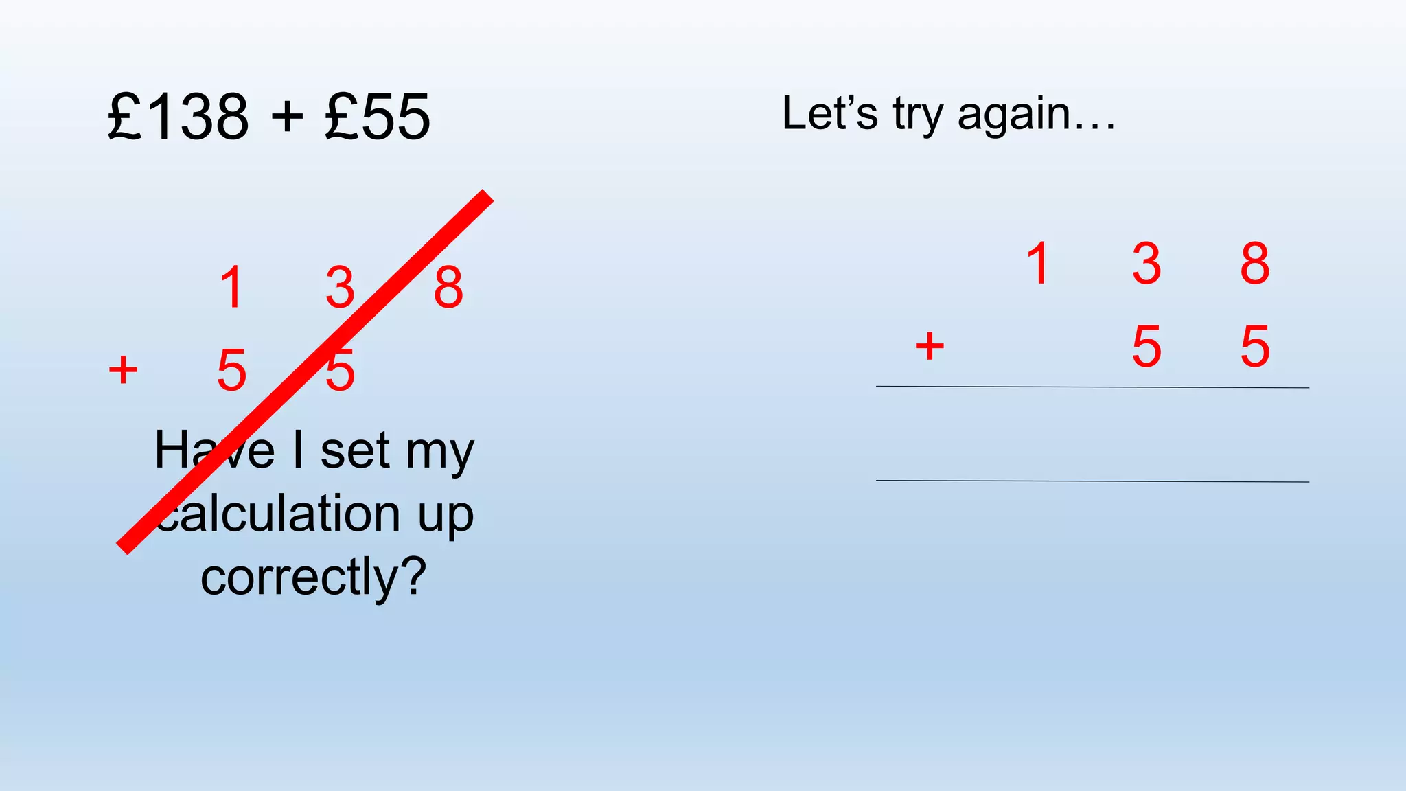 Column Addition Year 4 Key Stage 2 | PPTX