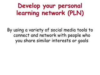 Social Media for the Terrified | PPT