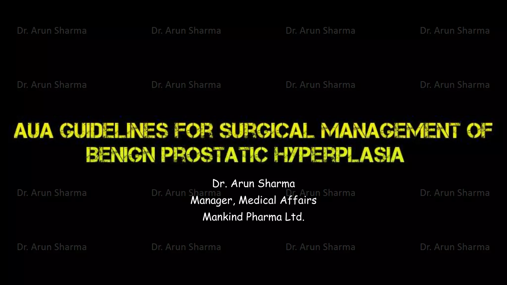 AUA guidelines for surgical management of benign prostatic hyperplasia ...