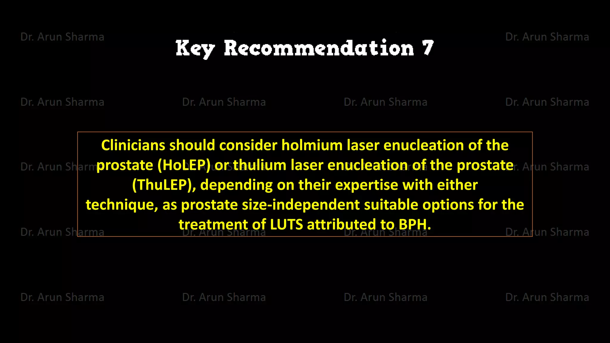 AUA guidelines for surgical management of benign prostatic hyperplasia ...