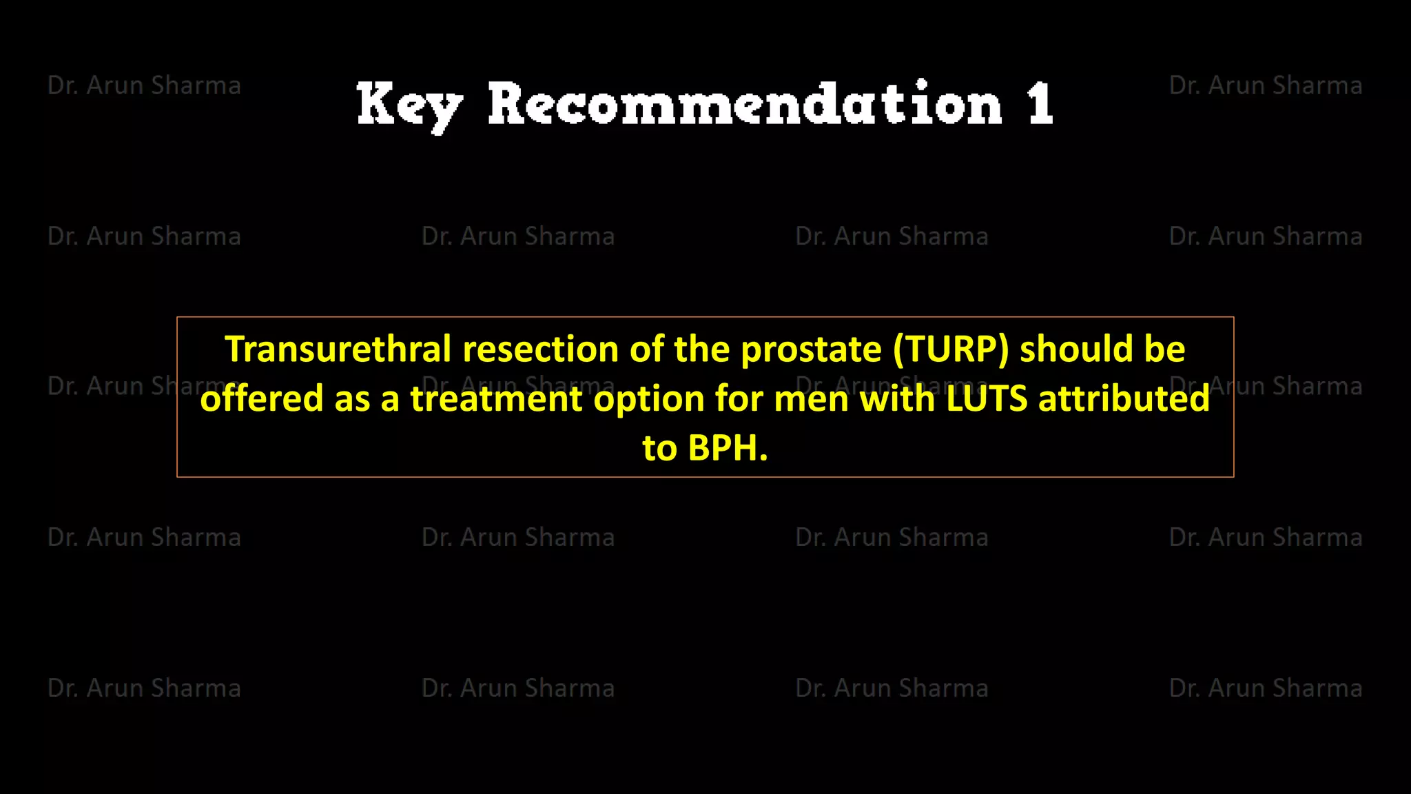 AUA guidelines for surgical management of benign prostatic hyperplasia ...
