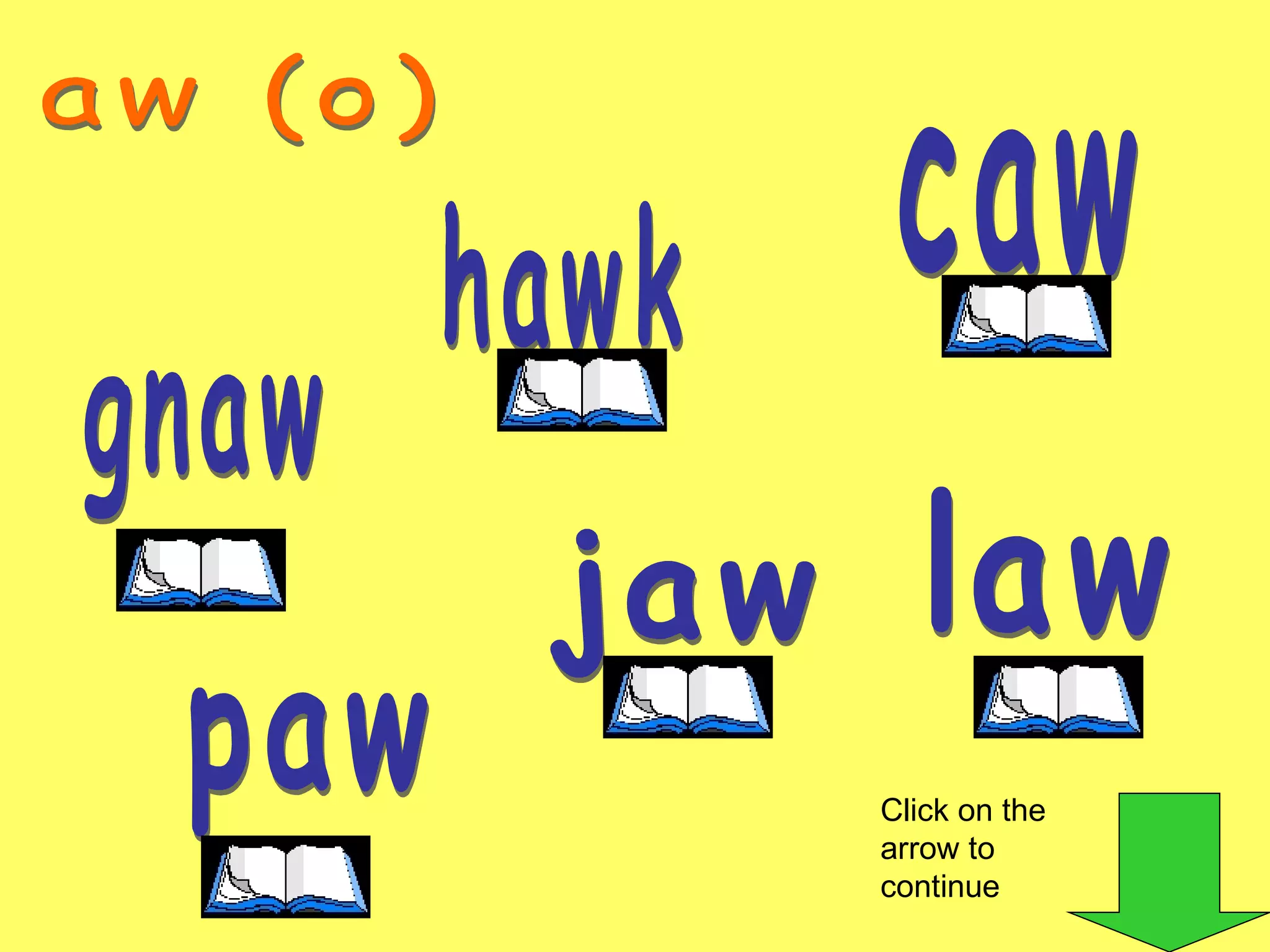 Vowel Digraphs (au, aw) | PPT
