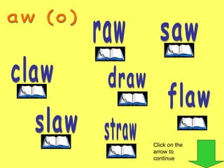 Vowel Digraphs (au, aw) | PPT