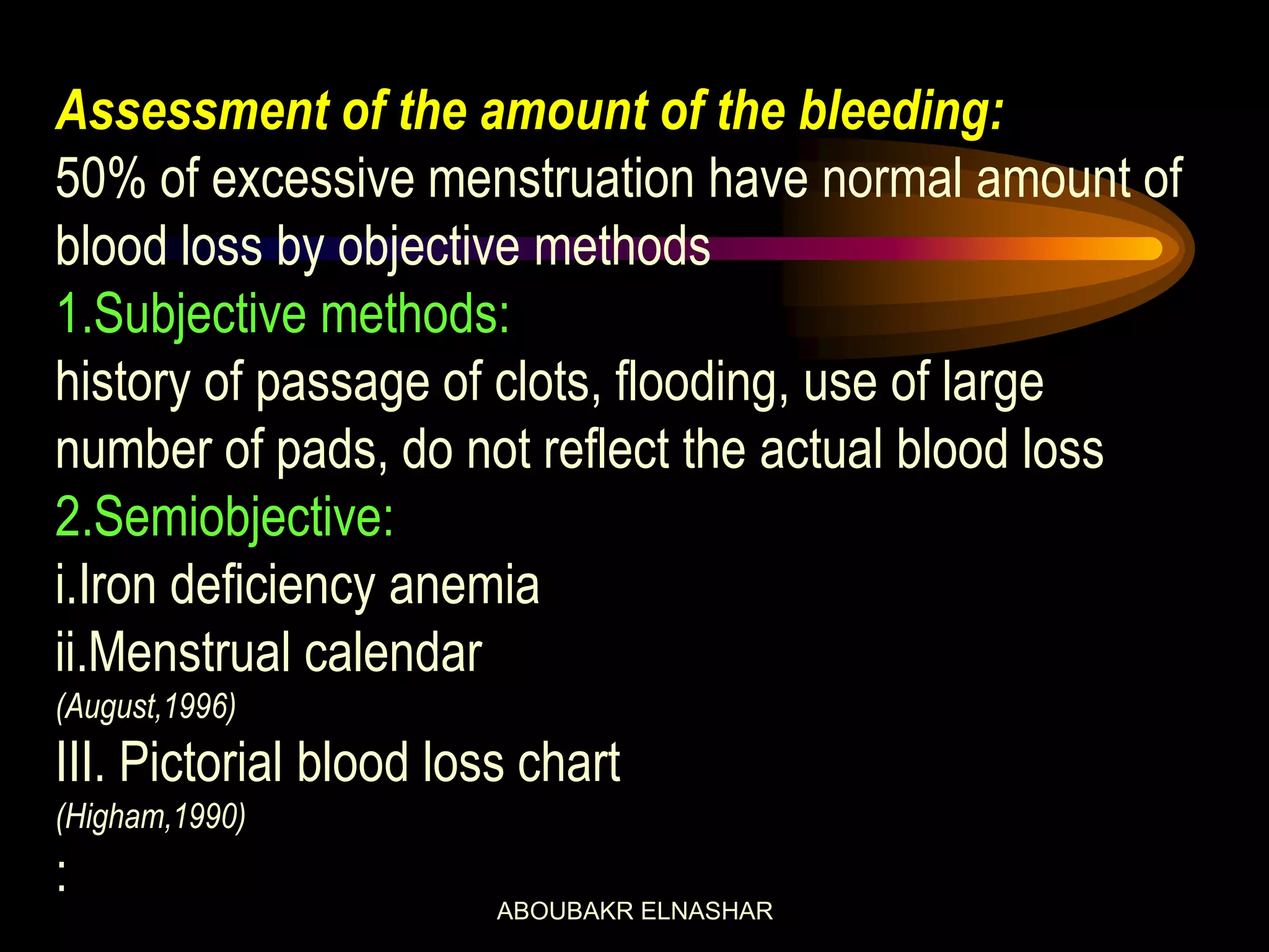 Abnormal uterine bleeding | PDF