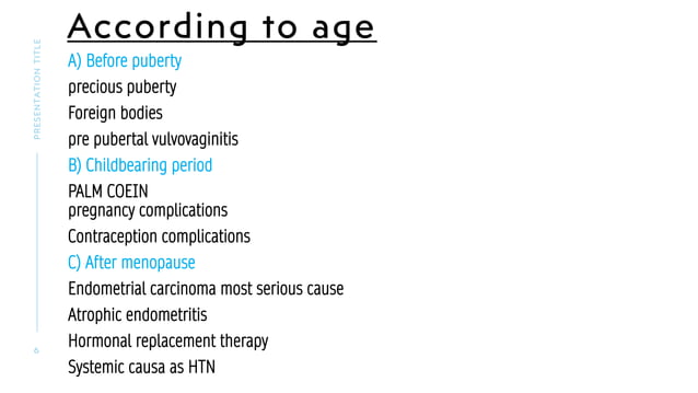 Abnormal uterine bleeding obstetrics & gynecology.pdf | Pregnancy ...