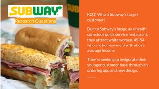 Subway | Rethinking Eating Fresh | PDF
