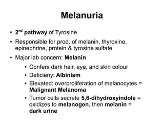 Amino Acid Metabolism & Purine Disorders | ODP