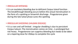 Abnormal uterine bleeding definition ppt | PDF
