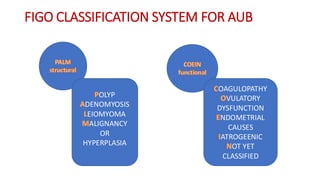 Abnormal uterine bleeding definition ppt | PDF