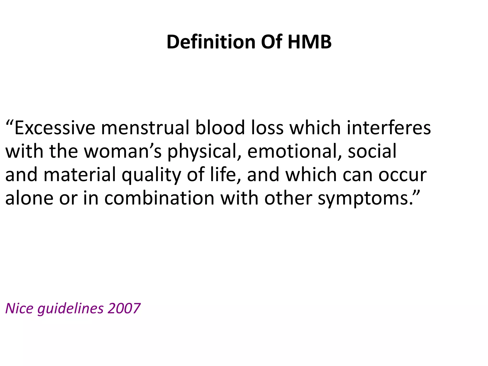 Insight AUB Management Guidelines on AUB in Reproductive Period | PPTX